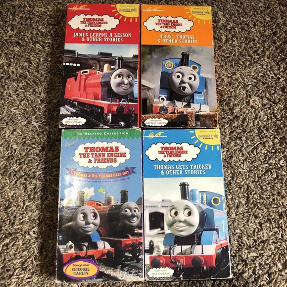Media | Lot Of 4 Vhs Thomas The Tank Engine And Friends Tapes Vintage ...